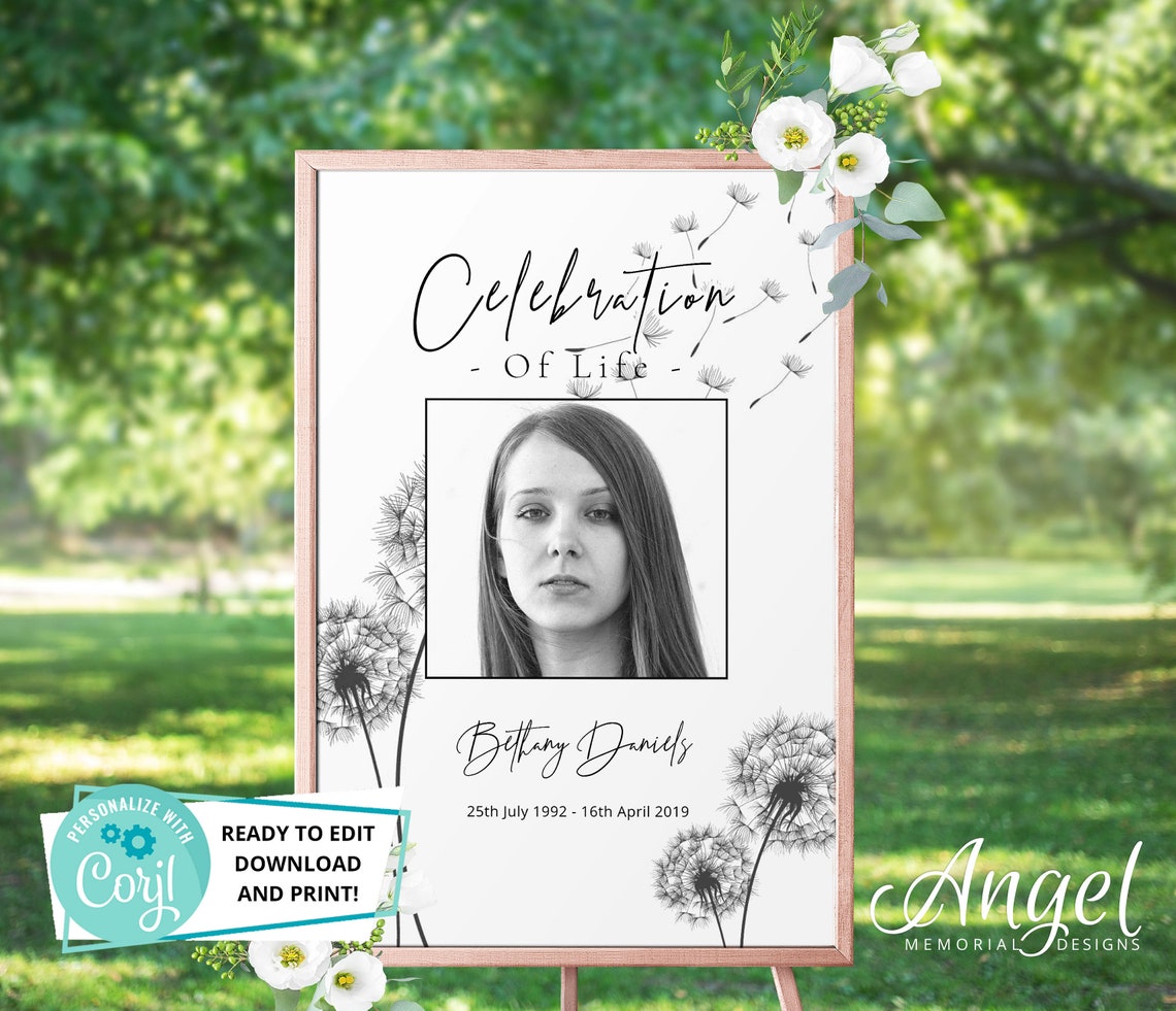 Funeral Bundle Set Printable Funeral Memory Bundle Funeral | Etsy