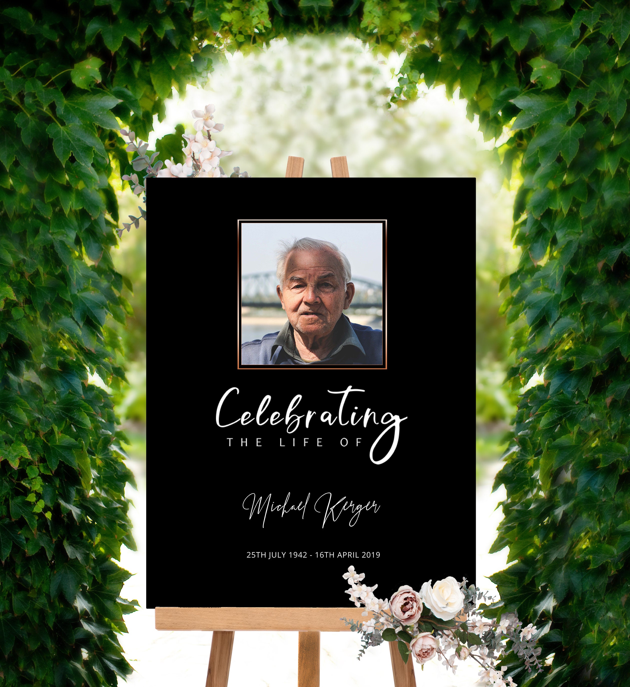 Funeral Sign Funeral Welcome Sign Printable Funeral - Etsy