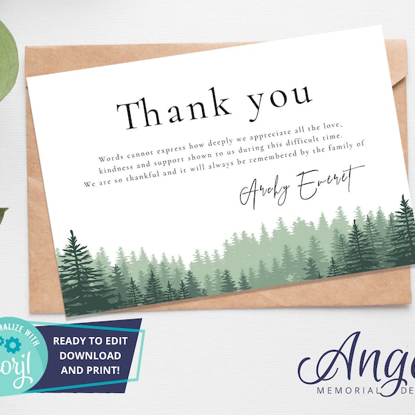 Memorial Gift Acknowledgement Card - 60+ Gift Ideas for 2026