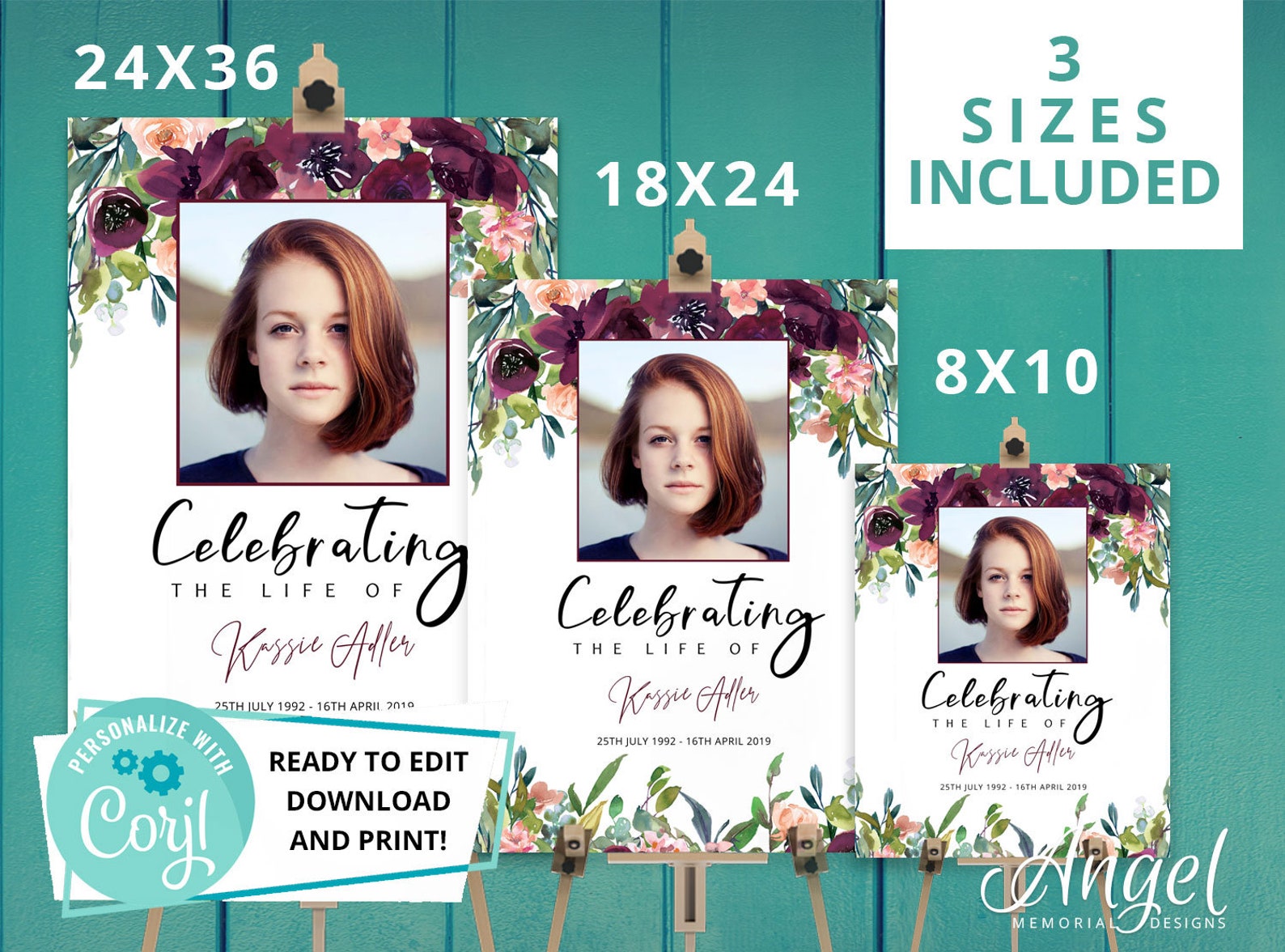 Funeral Sign Funeral Welcome Sign Printable Funeral | Etsy