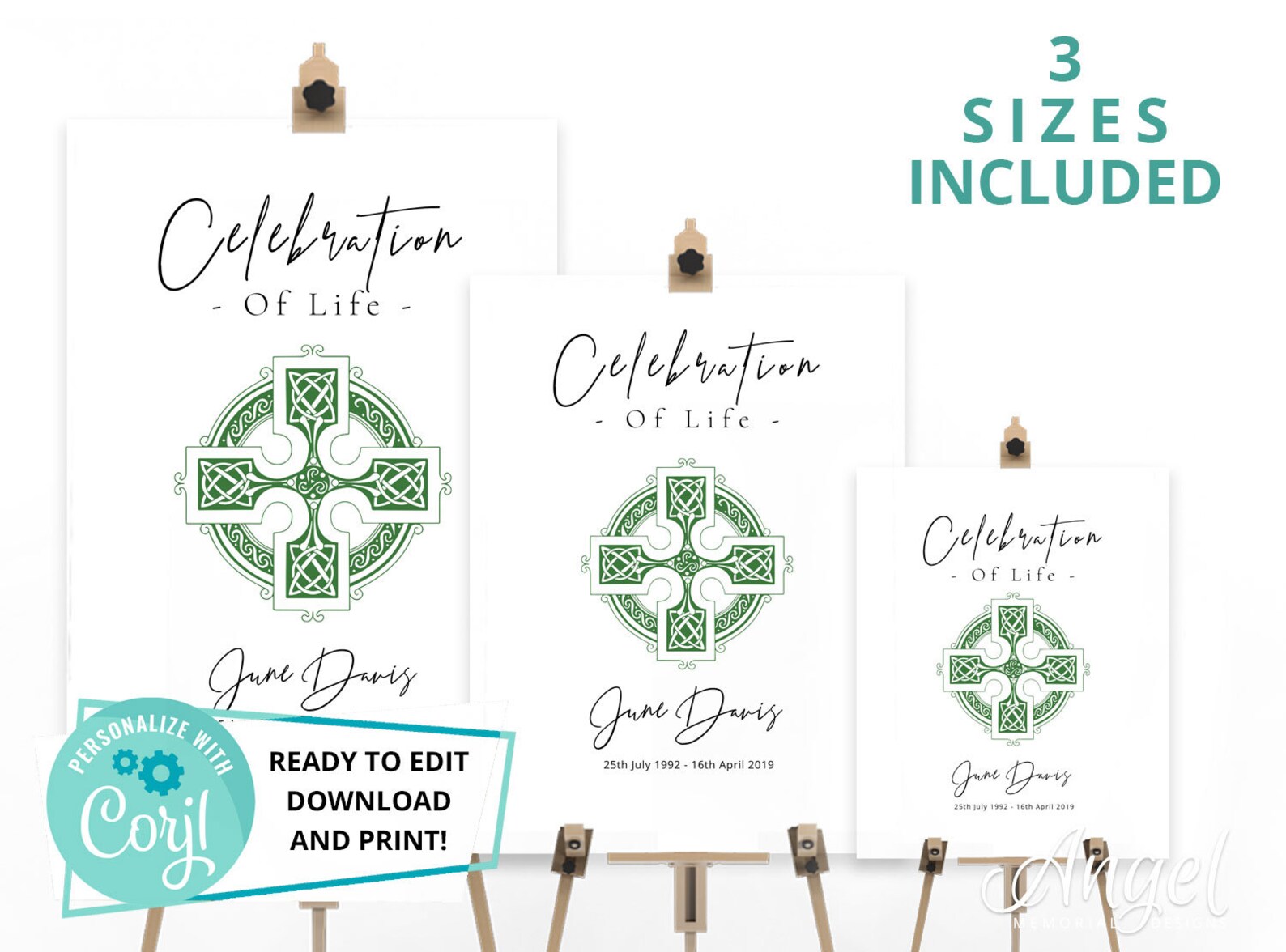 Funeral Sign | Funeral Welcome Sign | Printable Funeral Welcome Sign ...
