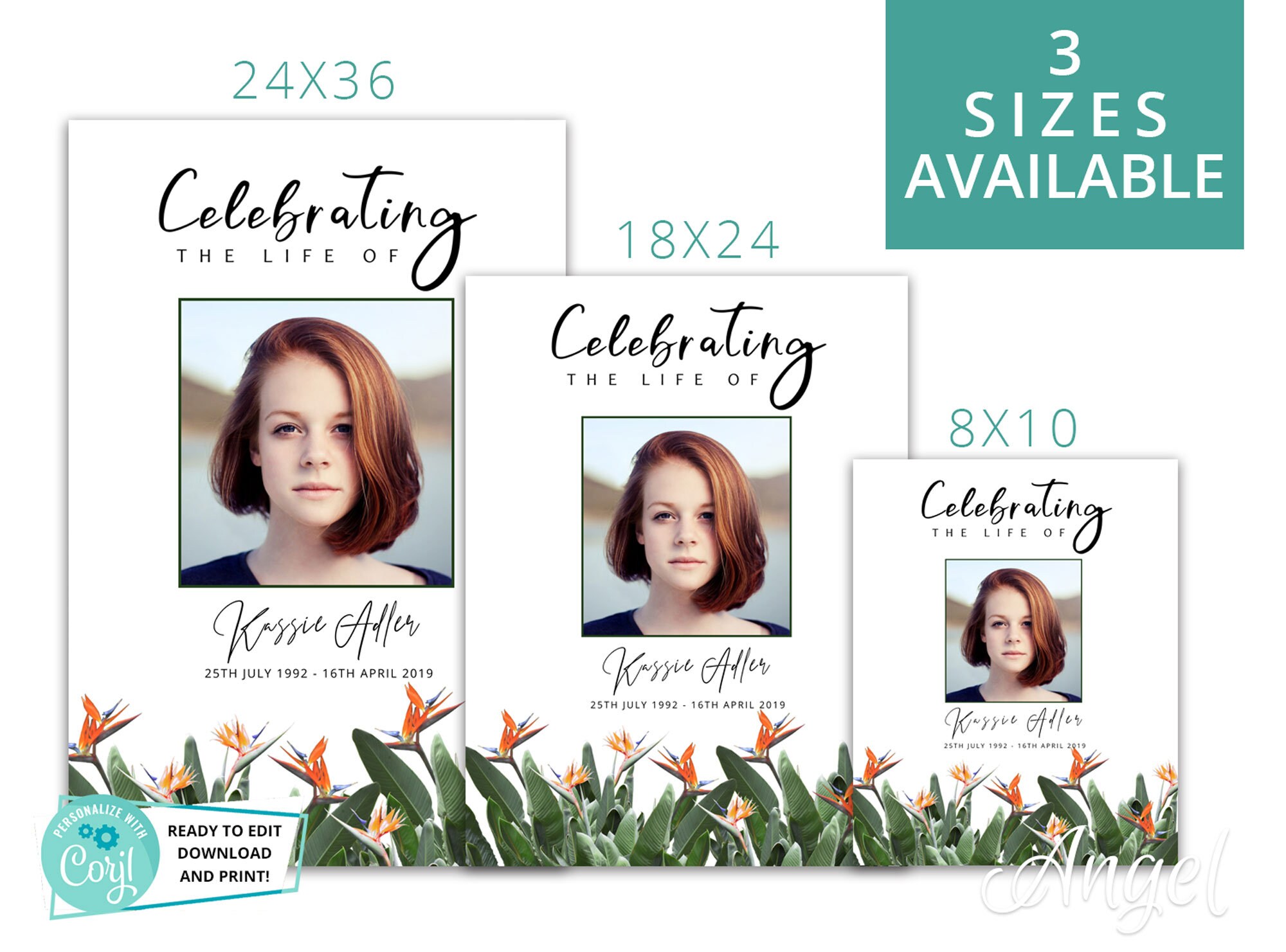 Funeral Bundle Set Printable Funeral Memory Bundle Funeral | Etsy