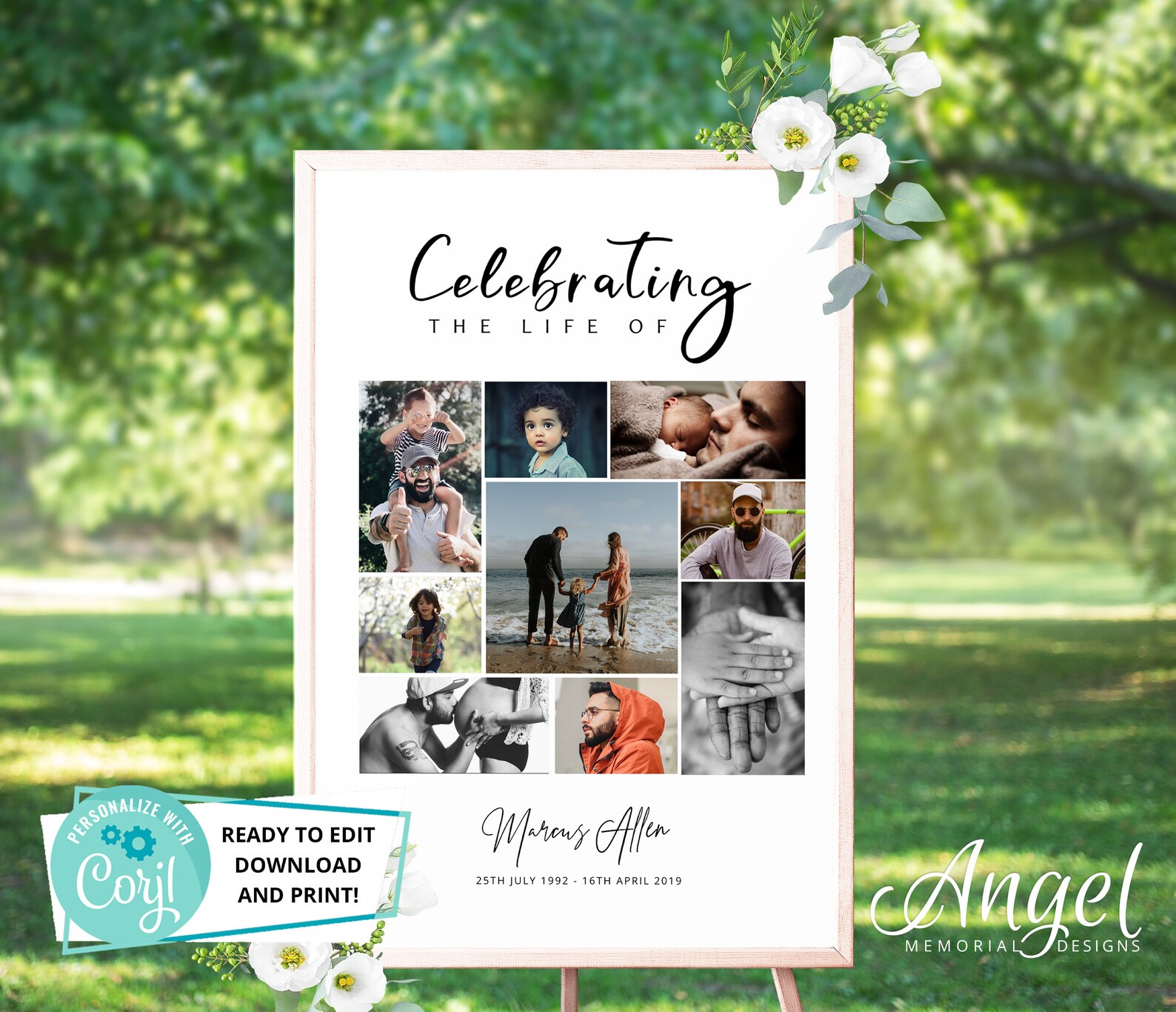 Funeral Sign Funeral Welcome Sign Printable Funeral | Etsy