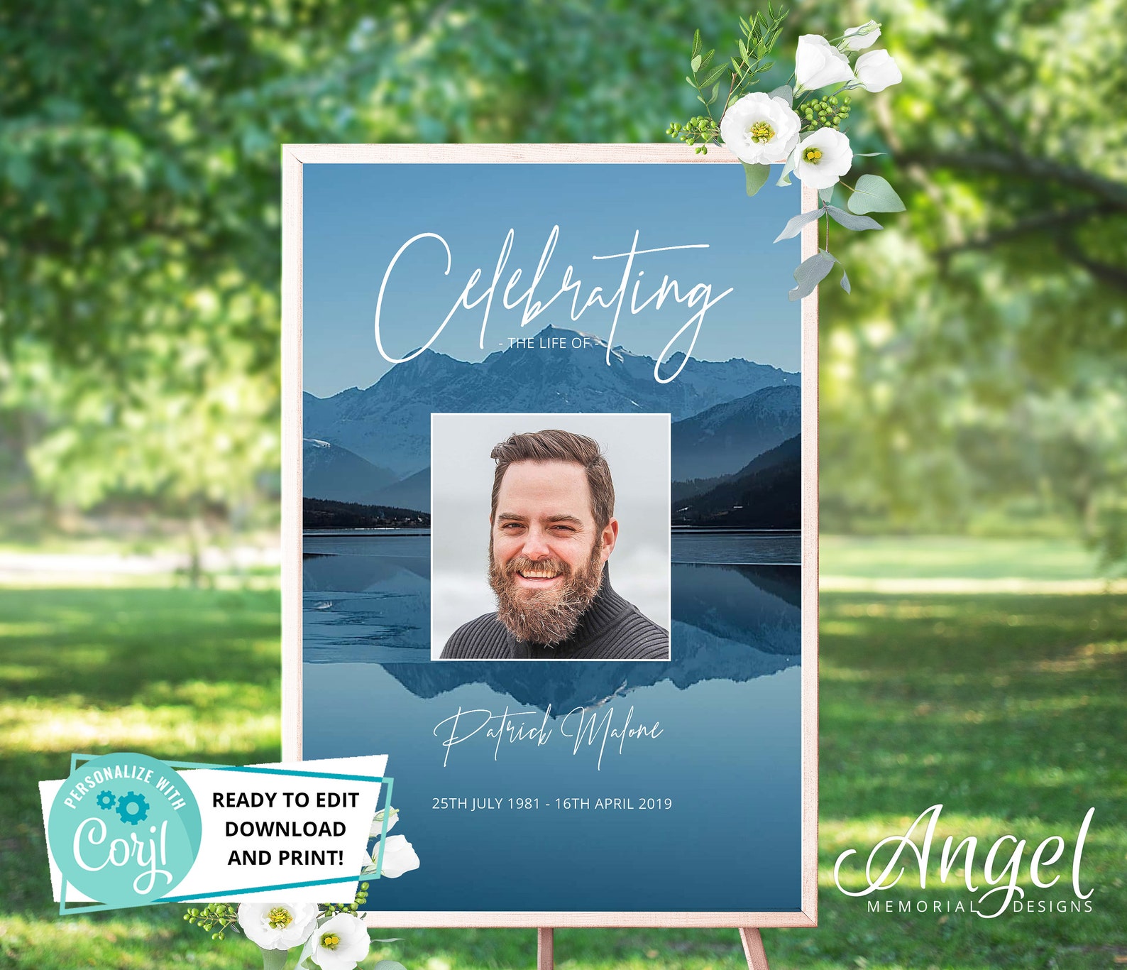Funeral Sign Funeral Welcome Sign Printable Funeral - Etsy
