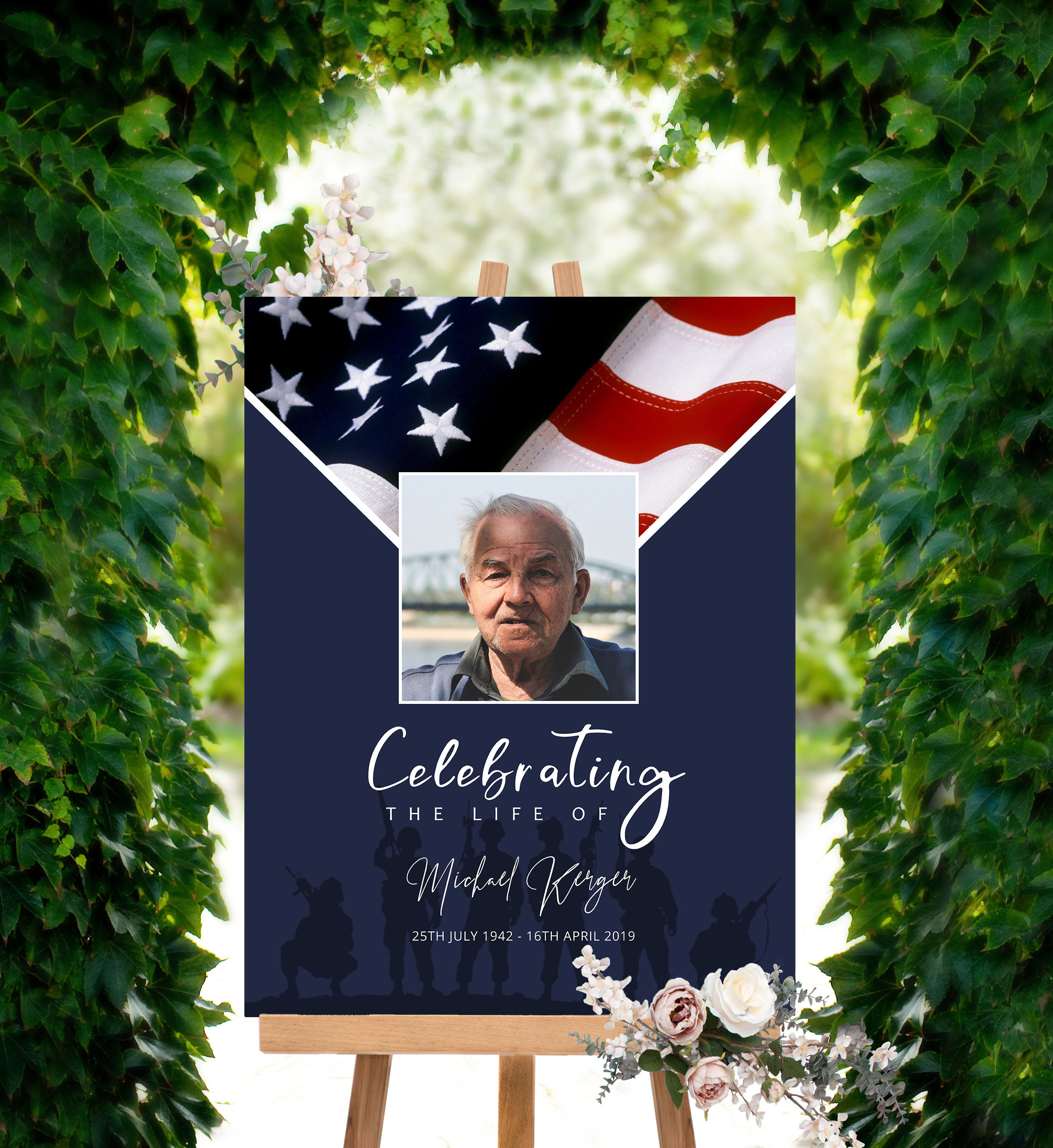 Funeral Sign Funeral Welcome Sign Printable Funeral - Etsy