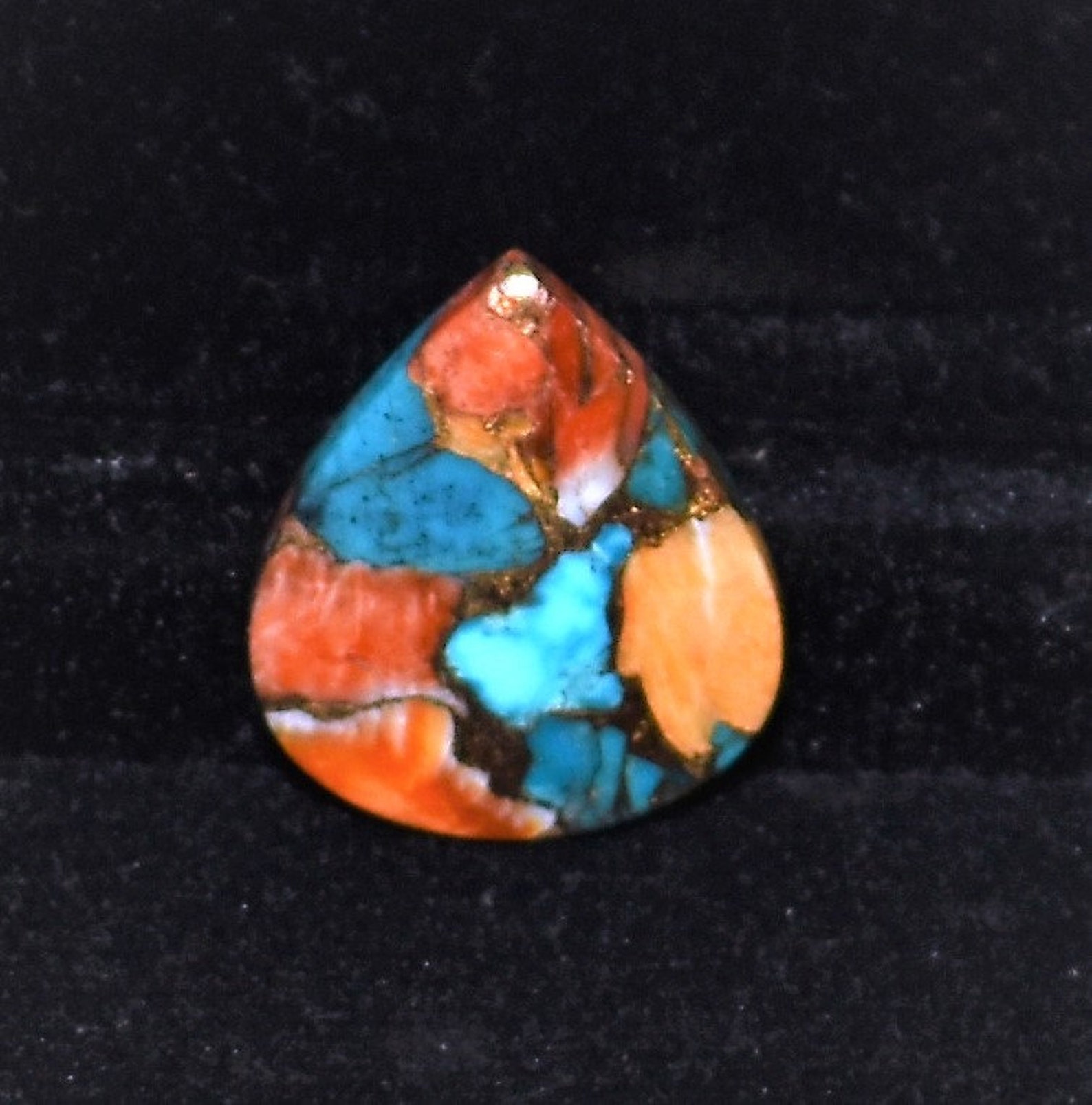 Spiny Oyster Loose Gemstone Cabochon , Spiny Oyster Copper Turquoise ...