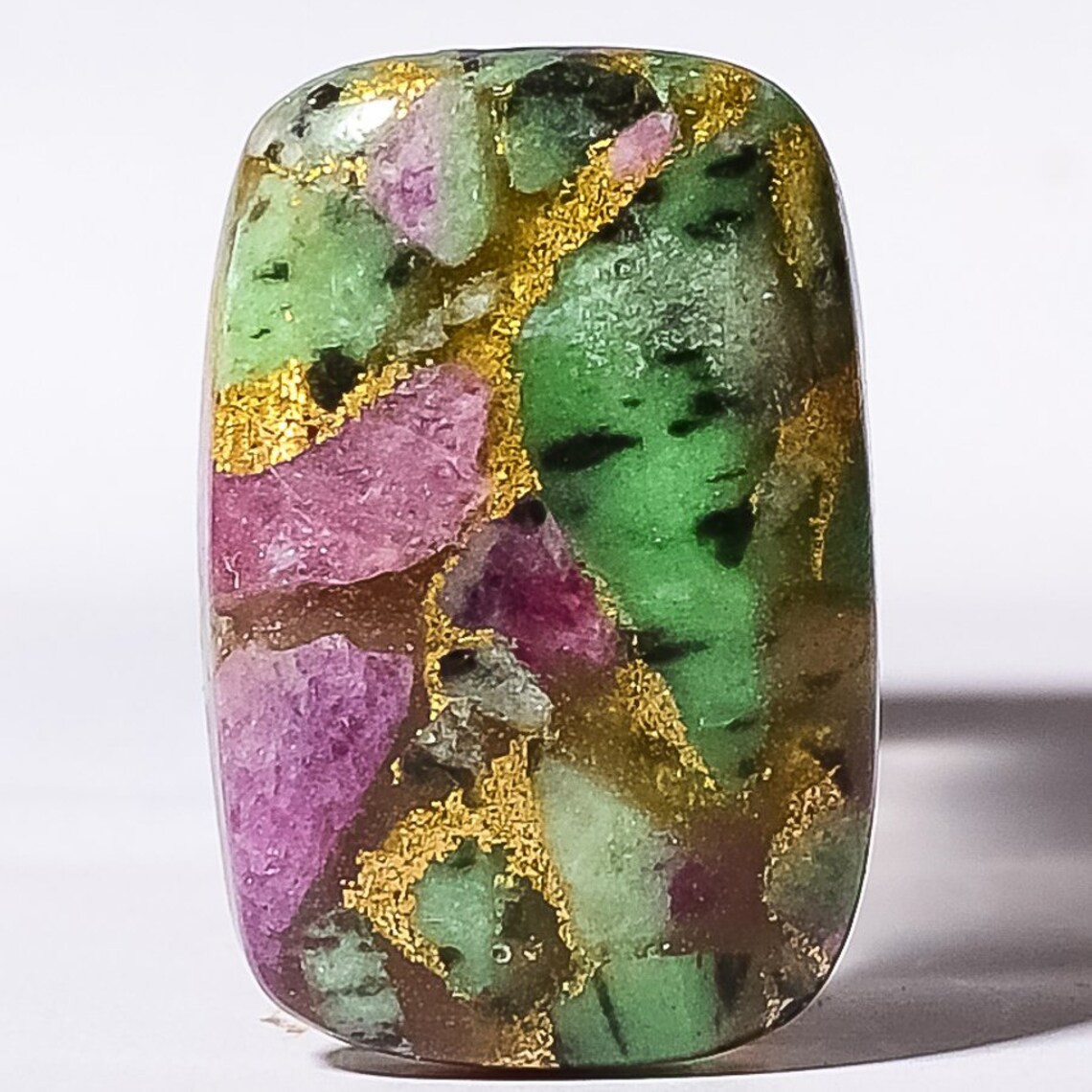 Copper Ruby Zoisite Gemstone Genuine Copper Ruby Zoisite Gemstone Ruby ...