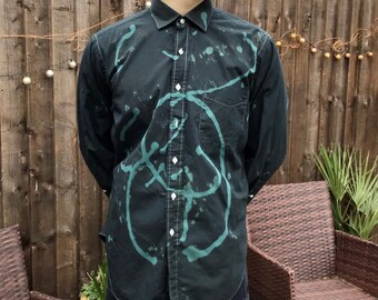 90s Acid Green Shirt - Etsy