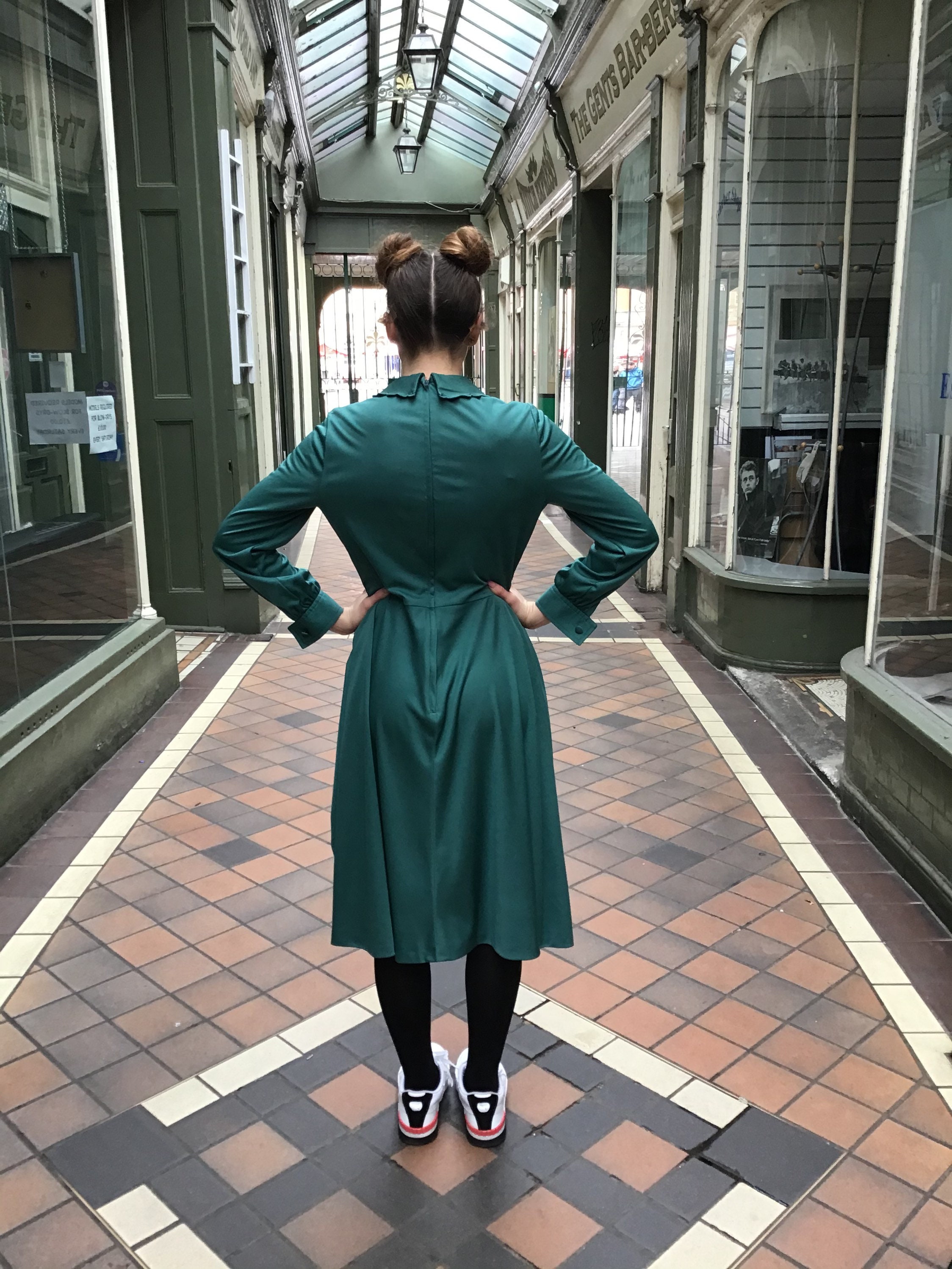 70s Poly Dress Uk 10 - Etsy