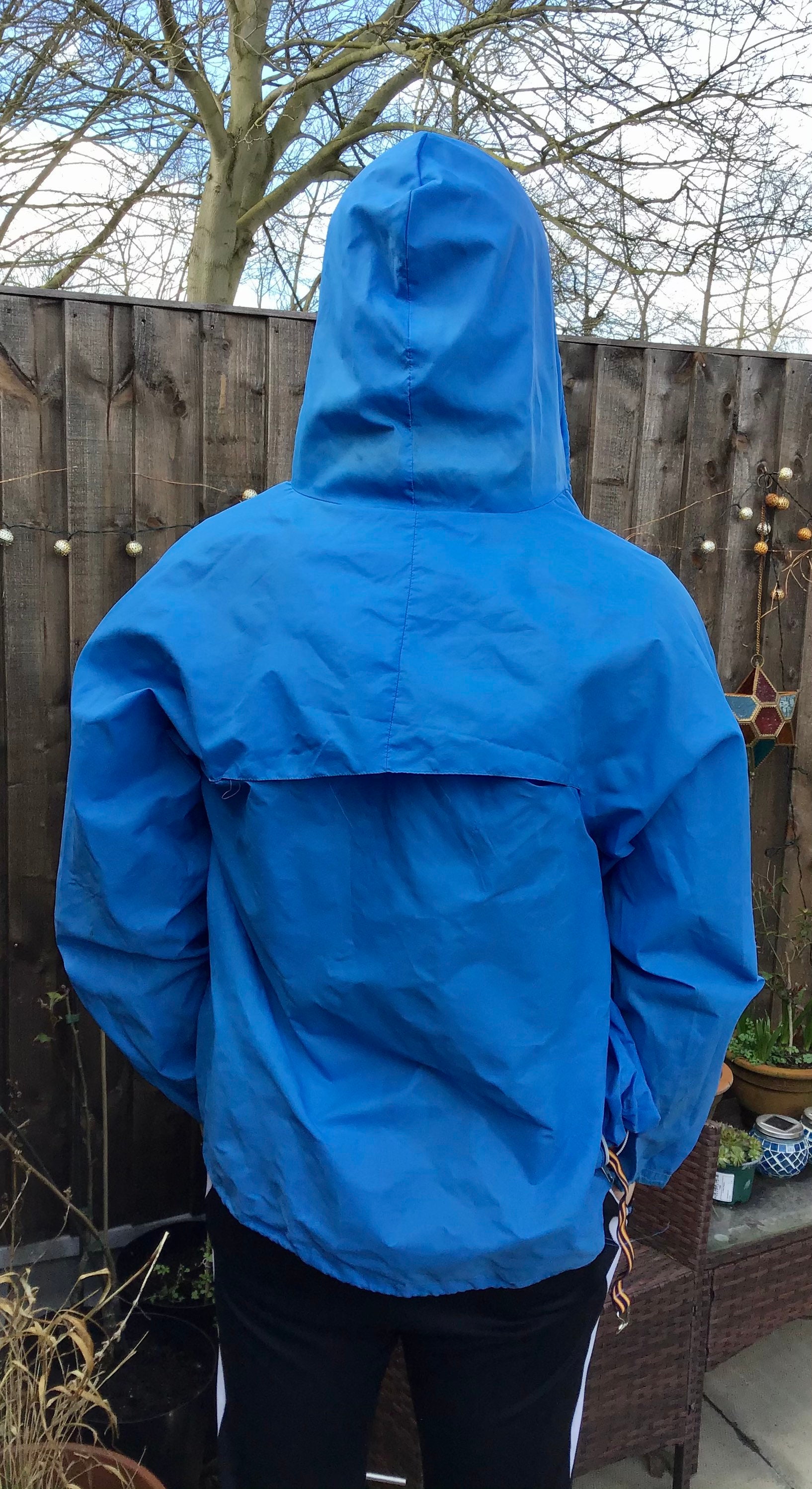 80s Bright Blue K Way Festival Waterproof Cagoule With Full - Etsy UK