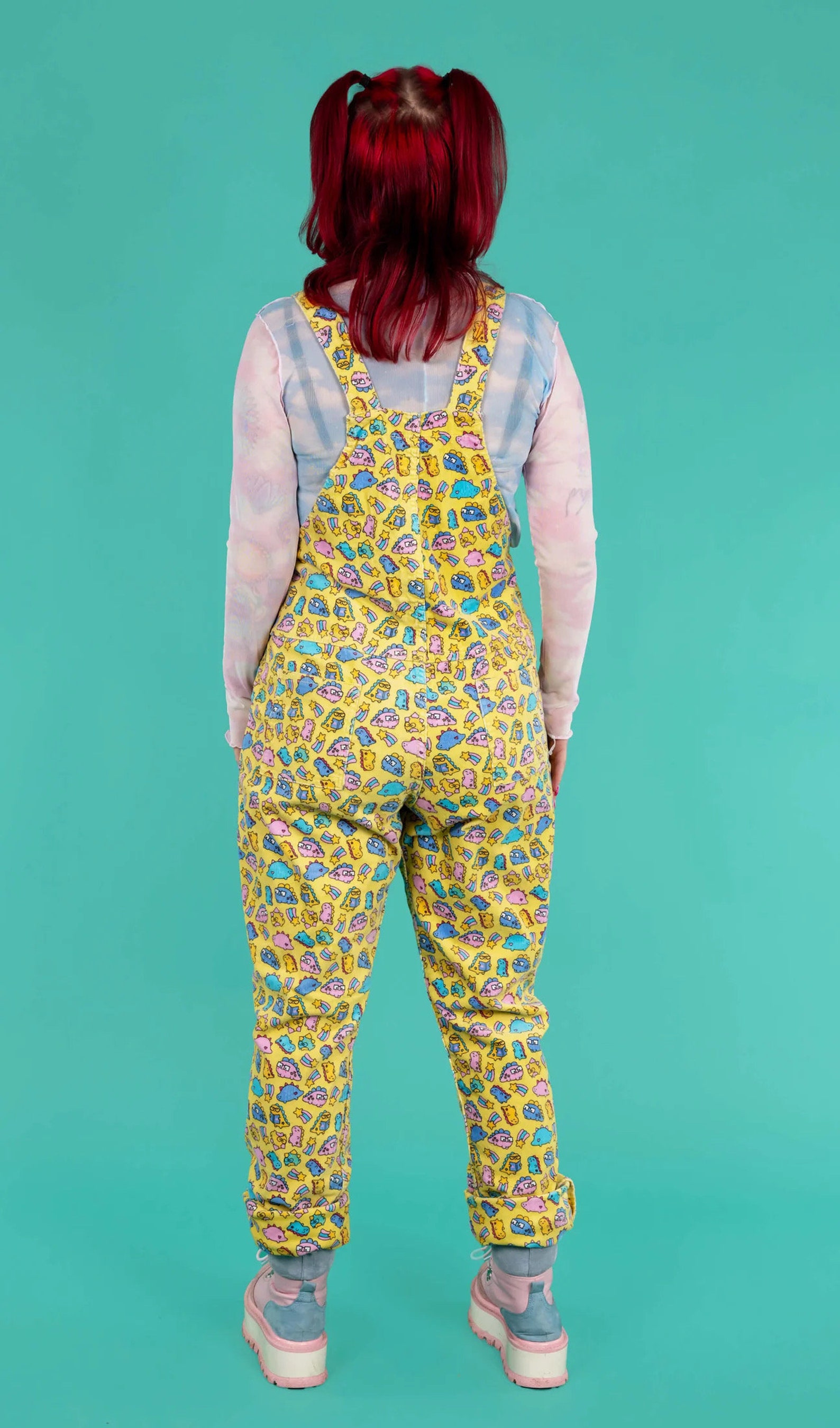 Sugar and Sloth Chonky Dino Fine Cord Dungarees - Etsy