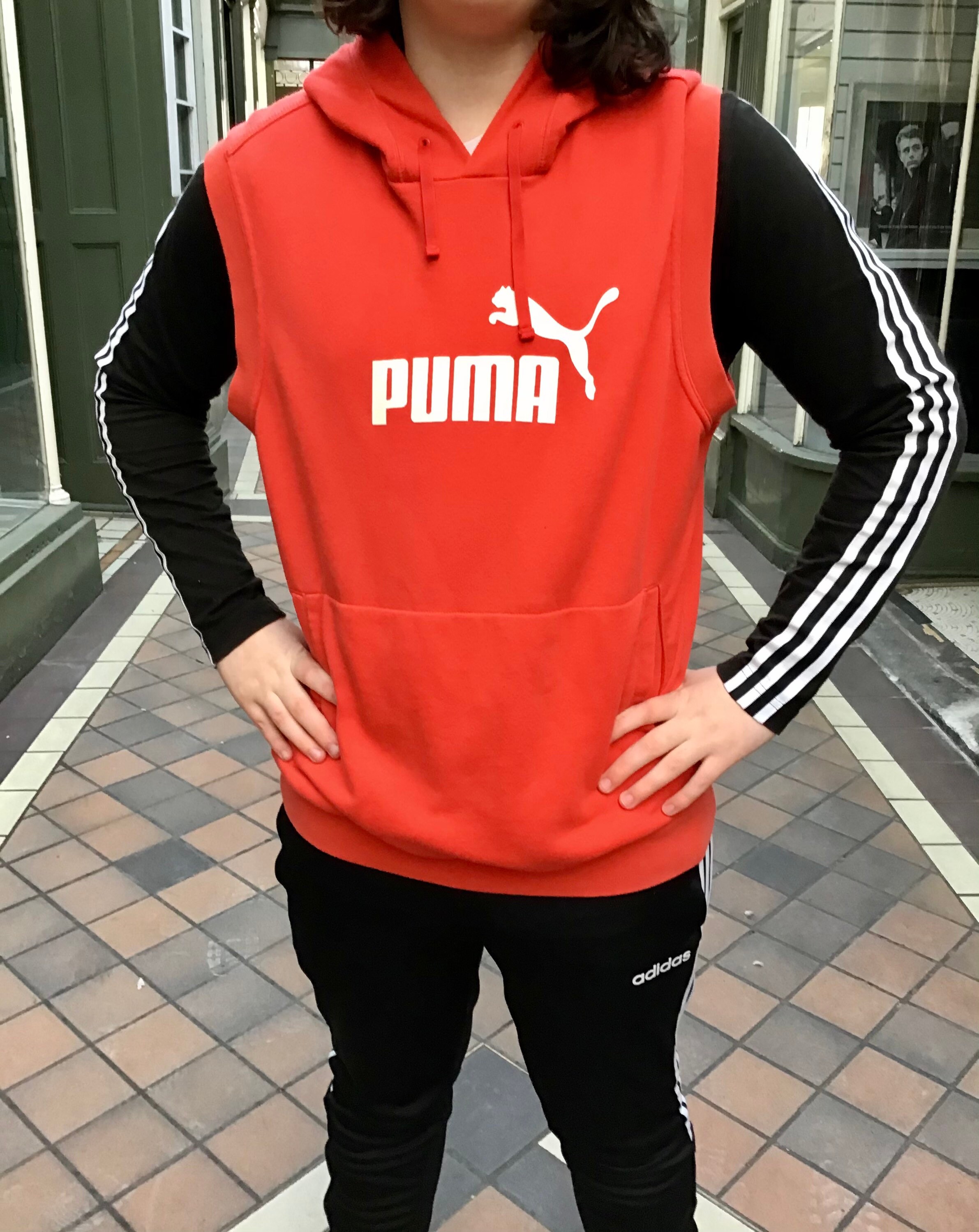 90s Puma Sleeveless Hoodie Ml - Etsy