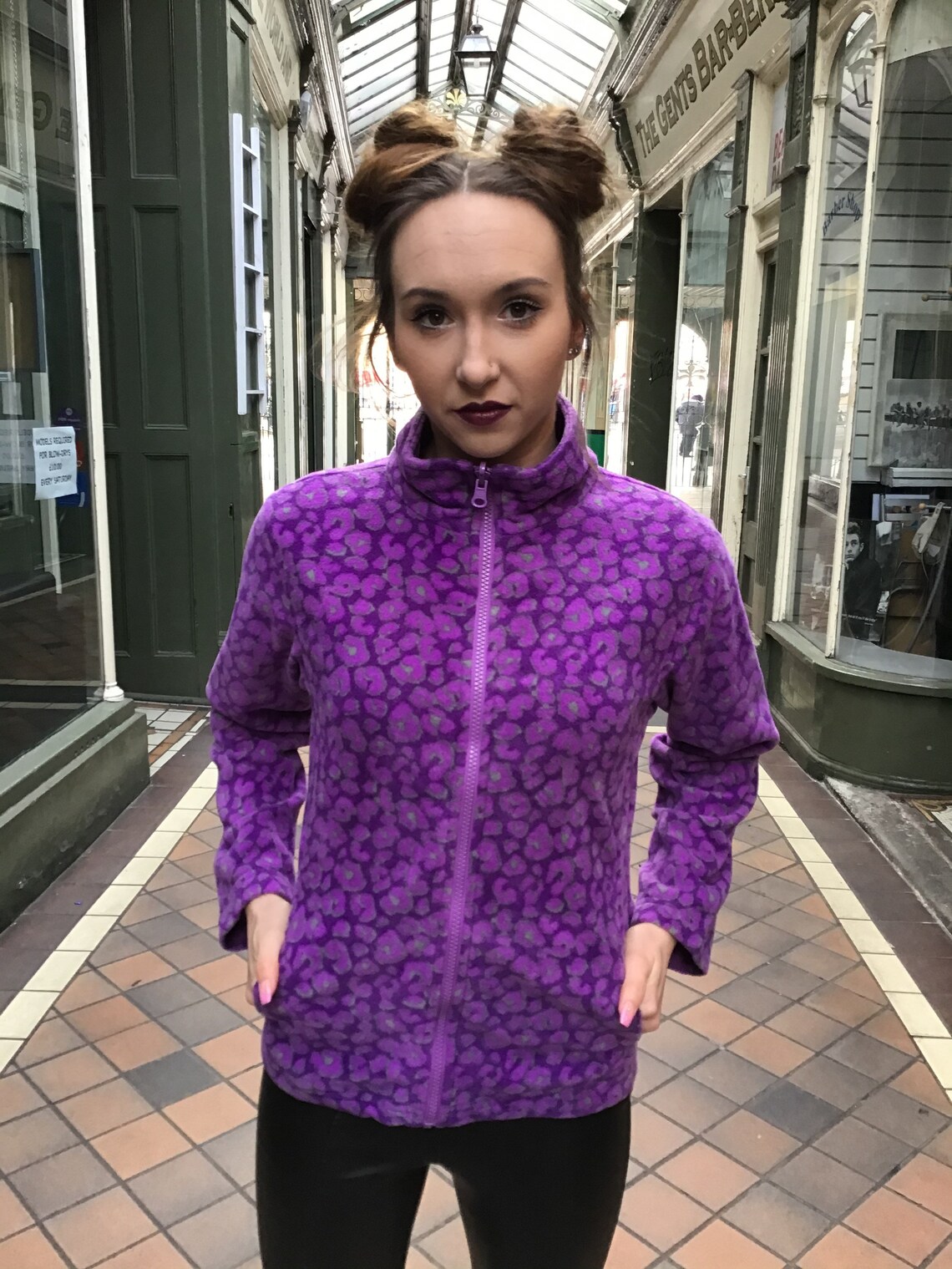 Vintage thin fleece jackets small and medium | Etsy