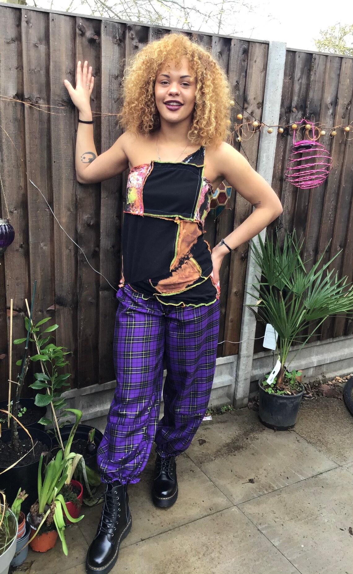 Vintage Material Patch New Wave Retro Style 80s 90s Min Dress - Etsy