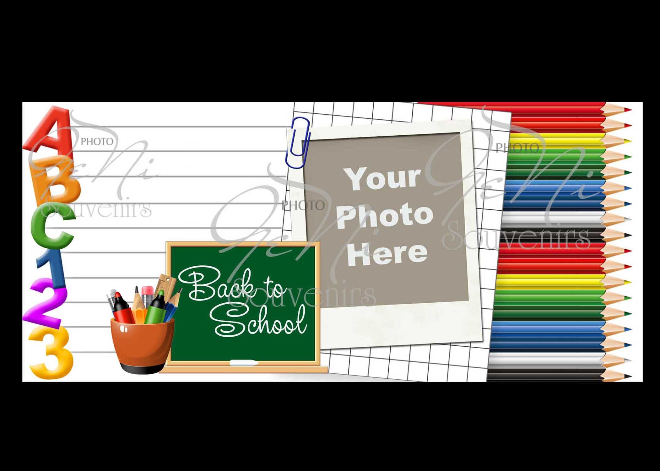 Back to School Editable Sublimation Mug Design, Photo Mug Template ...