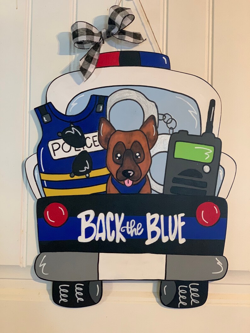 Police Door Hanger - Etsy