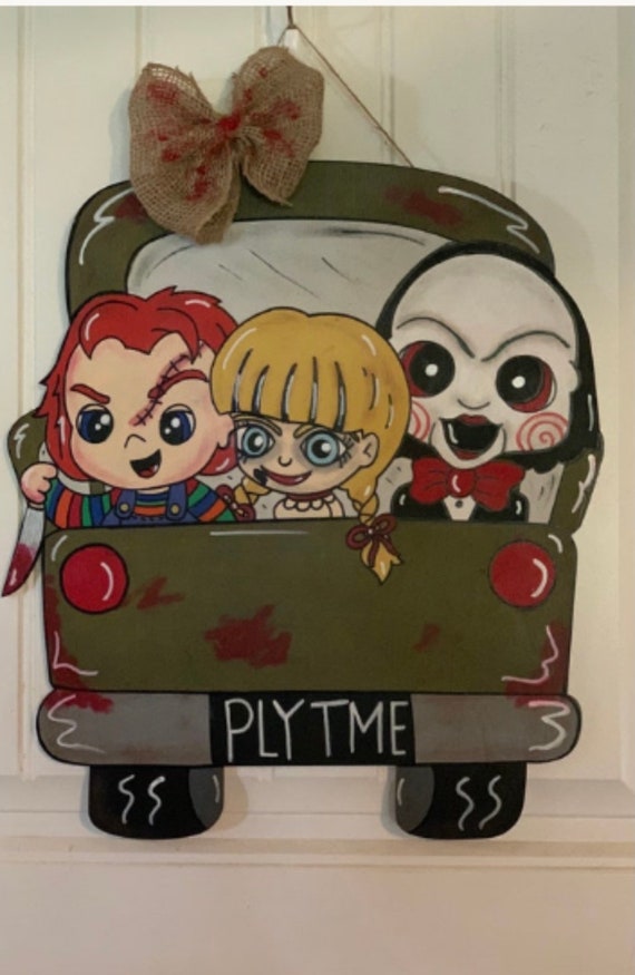 Horror Movie Door Hanger - Etsy