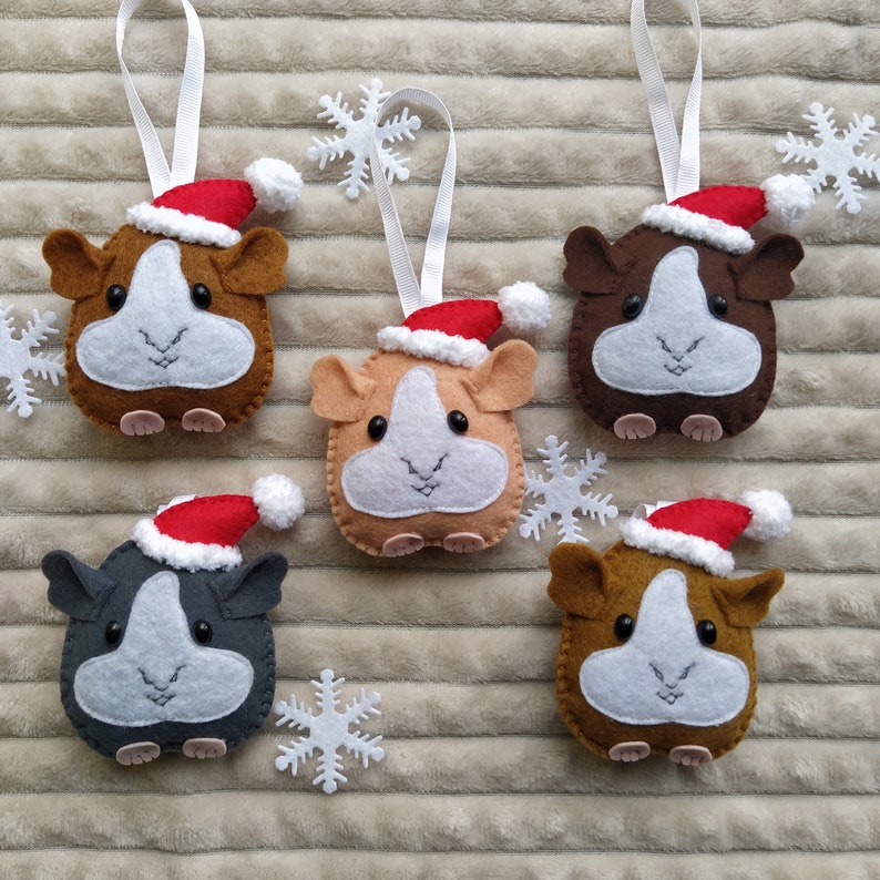 Guinea Pig Christmas Tree Ornament - Etsy