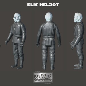 Elis Helrot (GIVIN) - 3D Printed Model Kit- Vintage-style Star Wars ...