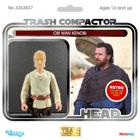 Obi Wan Kenobi Head 3D Printed Model Kit - Etsy