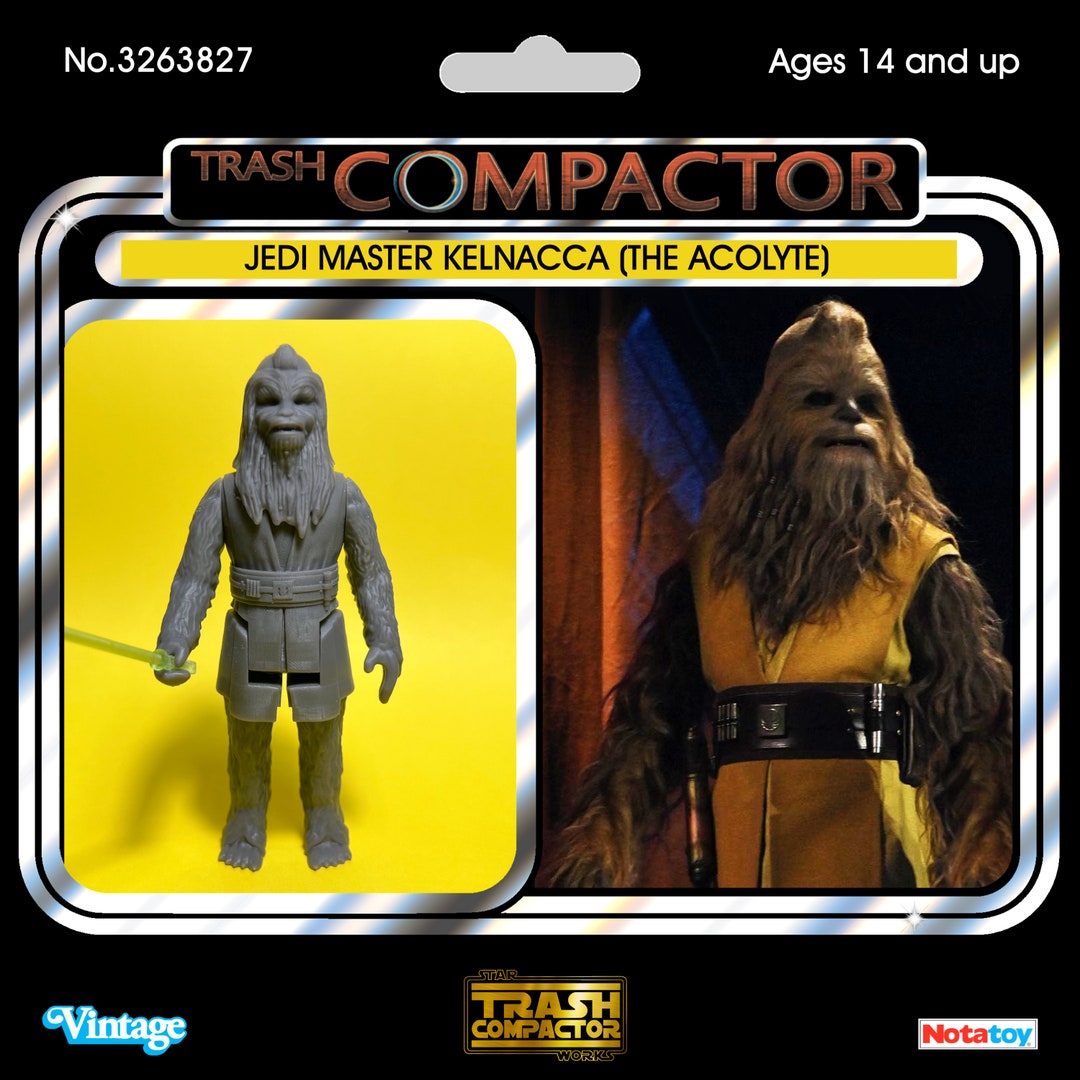 Jedi Master Kelnacca (the Acolyte) - 3D Printed Model Kit - Vintage ...