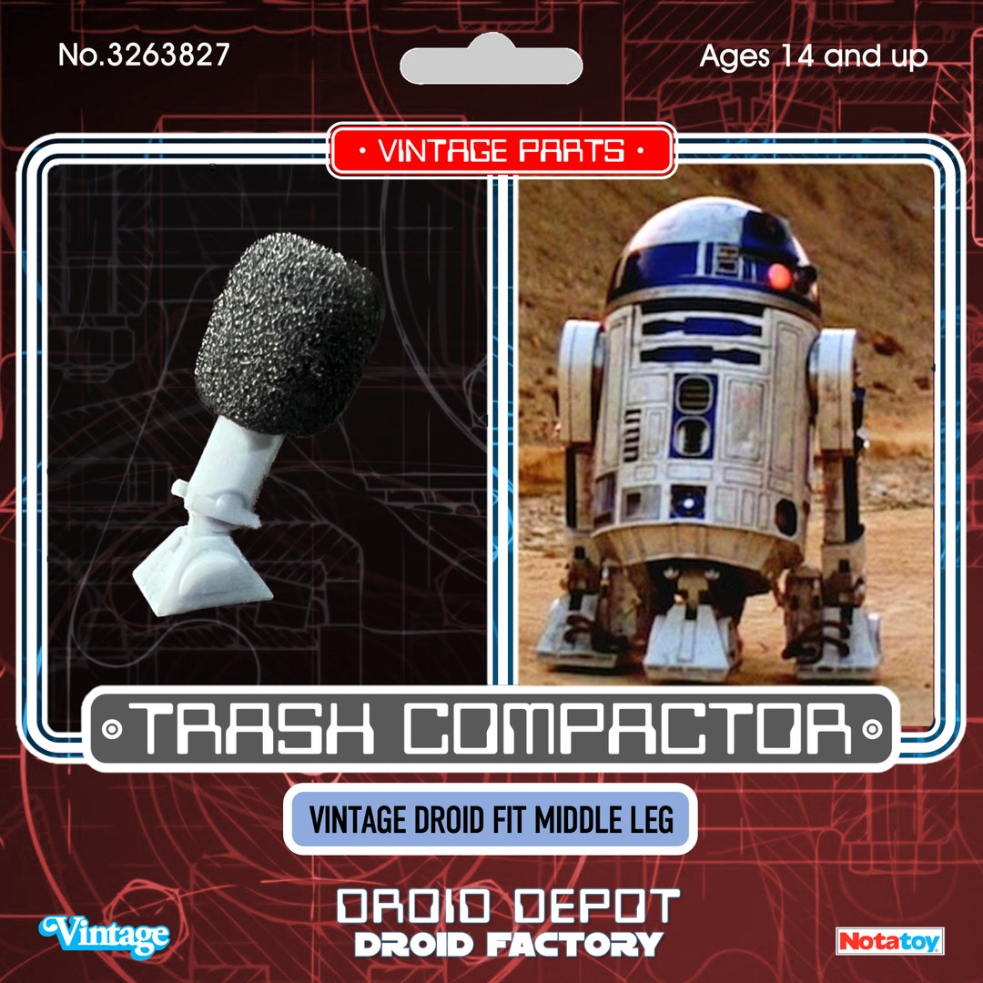 R5/R2 Middle Leg Vintage Fit - 3D Printed- Vintage-style Star Wars ...