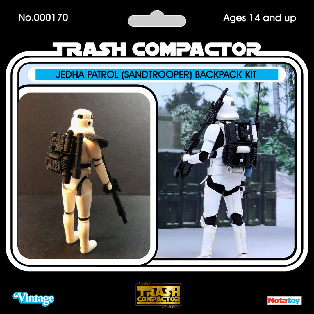 Jedha Patrol (sandtrooper) Backpack Kit- Vintage-style Star Wars Custom ...