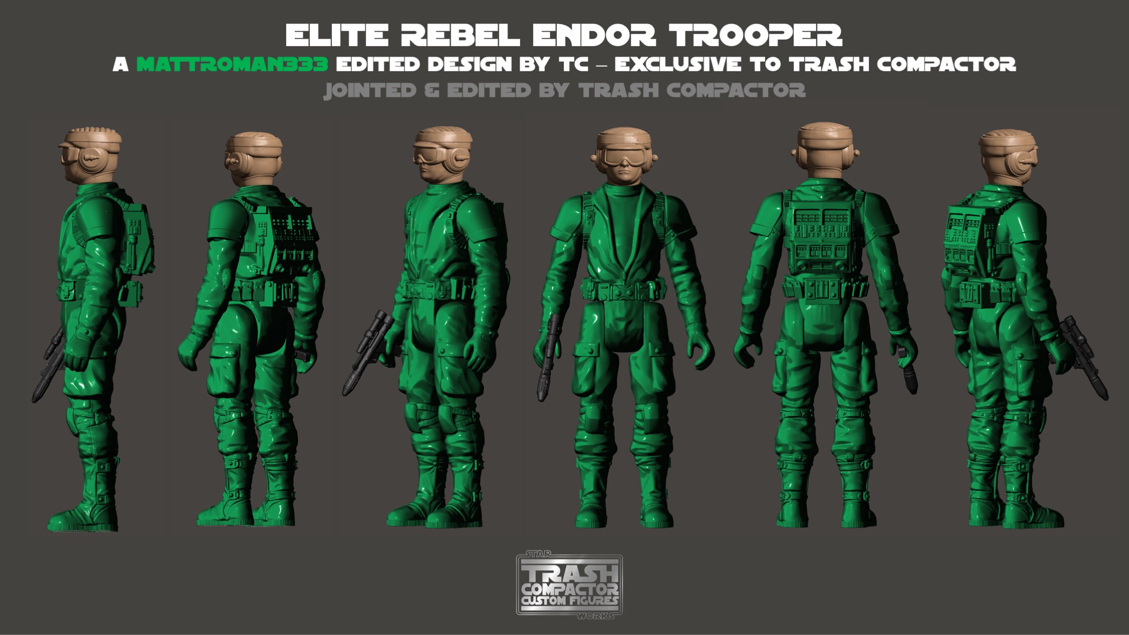 Rebel Shock Trooper MATTROMAN333 3D Gedrucktes Modell kit - Etsy