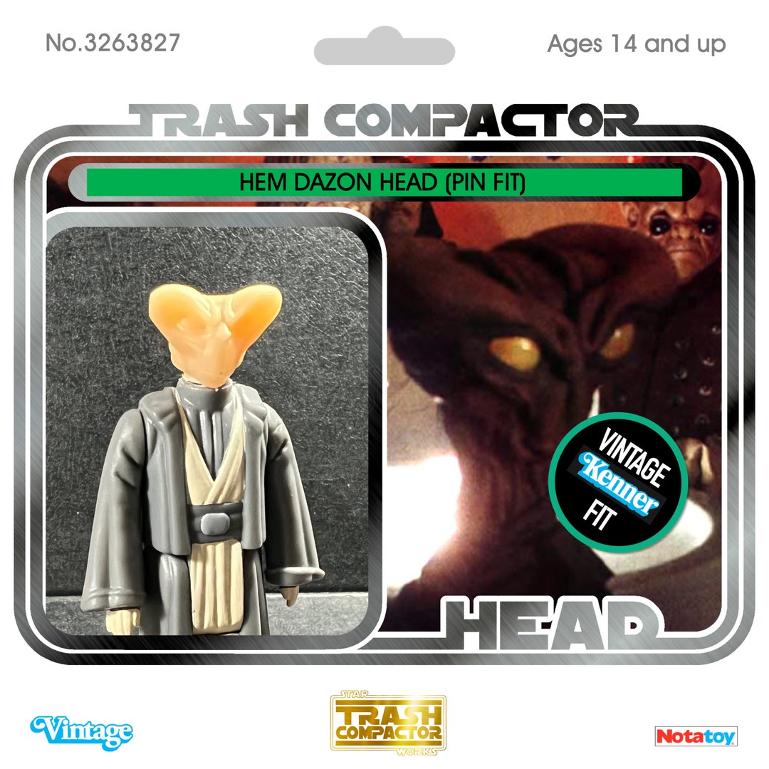 Hem Dazon Head - (pin Neck Fit) Cantina Patron - 3D Printed- Vintage ...