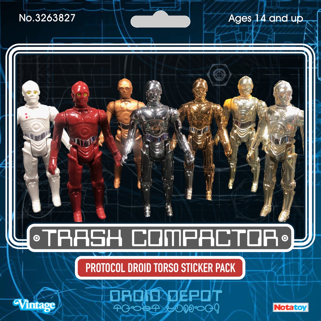 Protocol Droid Waist/torso Stickers (need Cutting Not Die-cut ...