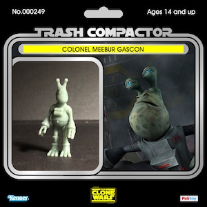 Colonel Meebur Gascon Figure - 3D Printed Model Kit- Vintage-style Star ...