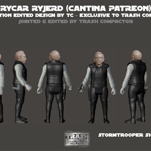 Rycar Ryjerd cantina Patreon 3D Printed Model Kit | Etsy