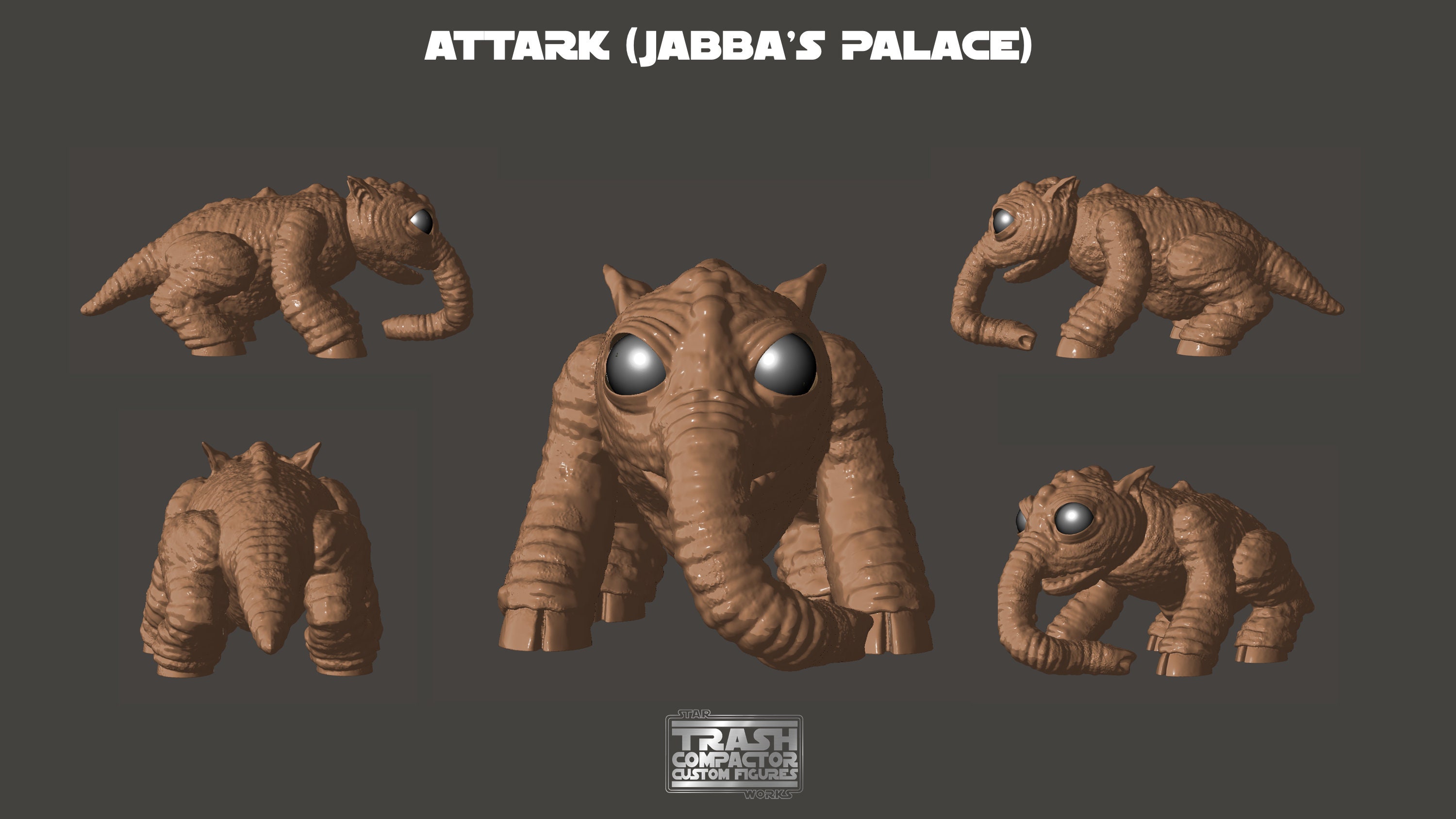 Attark jabbas Palace 3D Printed Model Kit - Etsy