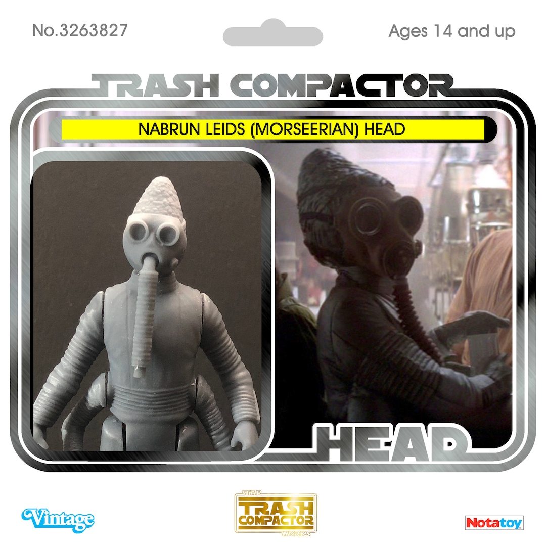 Nabrun Leids Head morseerain Cantina Patron 3D Printed Vintage-style ...