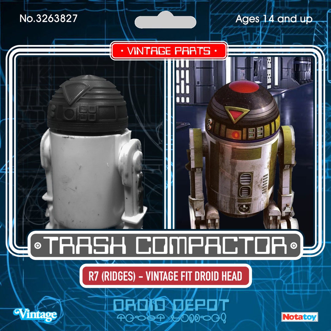 R7 RIDGES Droid Head Vintage Fit 3D Printed - Etsy