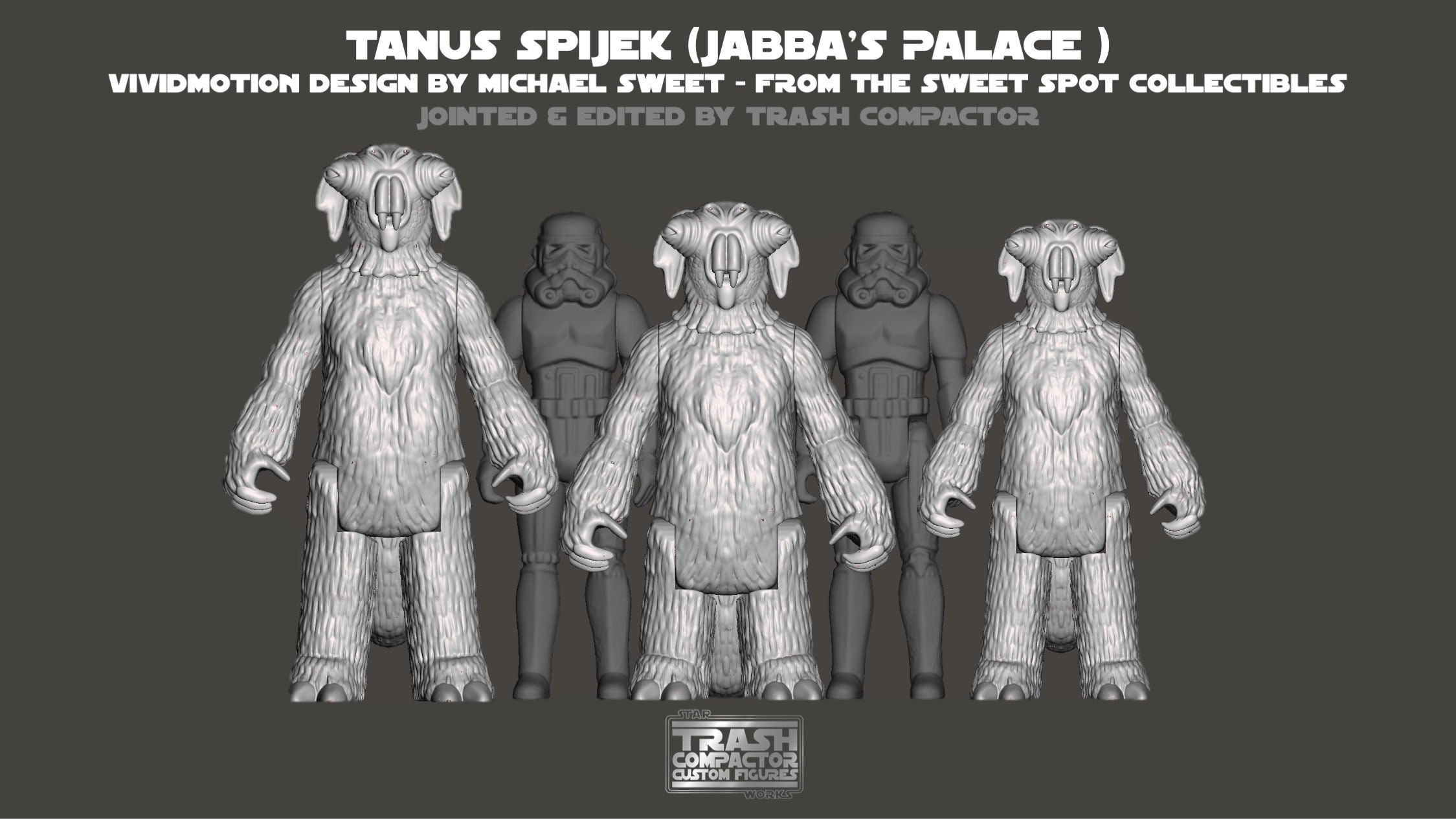 Tanus Spijek Jabb es Palace Drei Versionen 3D gedrucktes | Etsy