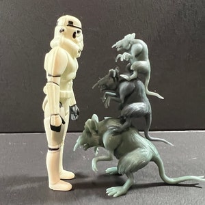 Womp Rat (three Sizes) - 3D Printed Model Kit- Vintage-style Star Wars ...