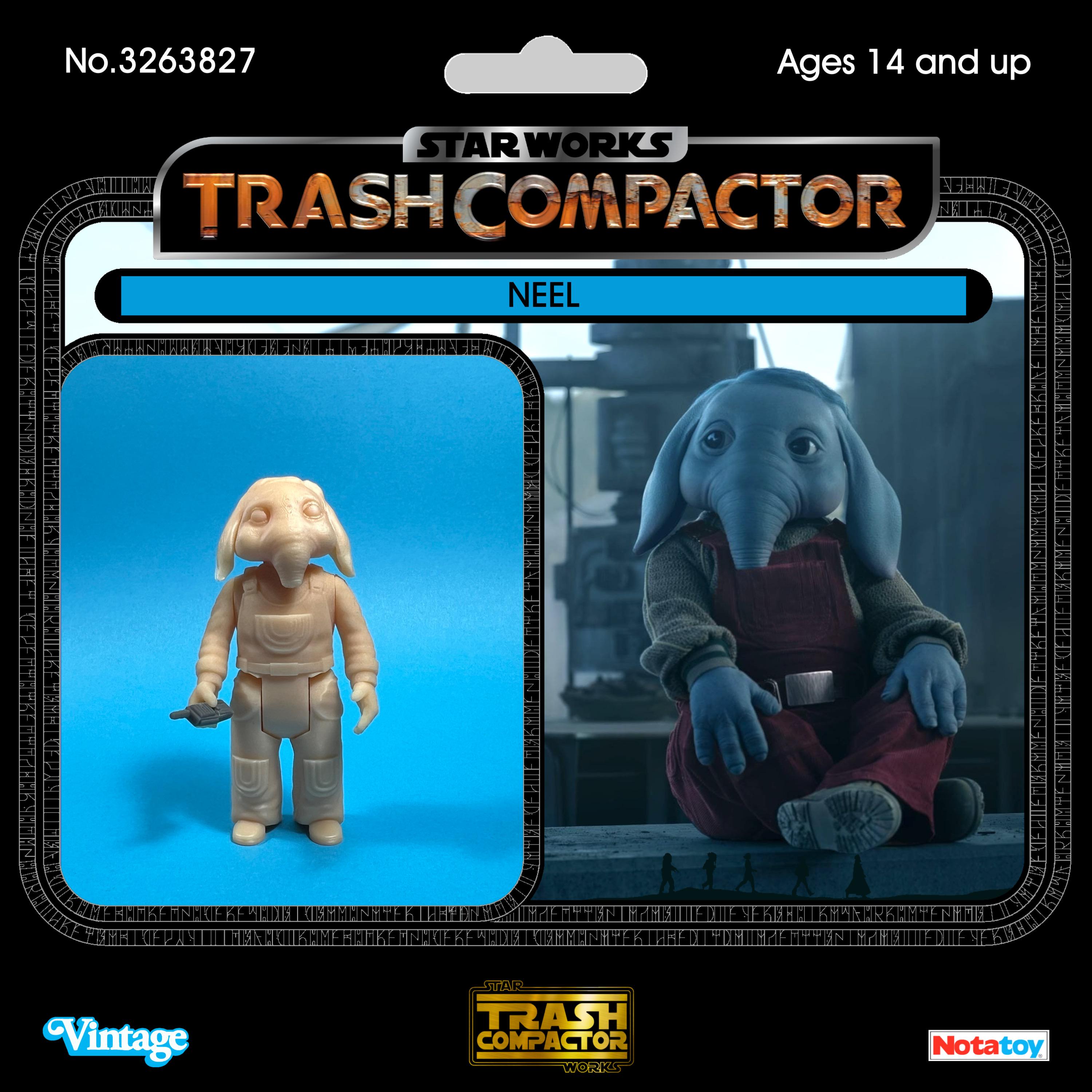 Neel - 3D Printed Model Kit (from Skeleton Crew) - Vintage-style Star ...