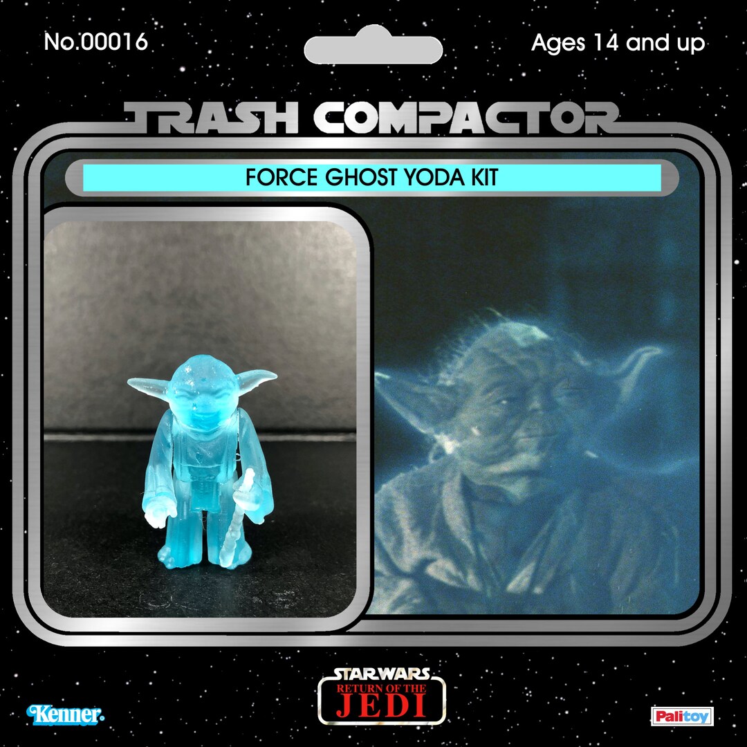Force Ghost Yoda Figure Kit- Vintage-style Star Wars Custom - Etsy UK