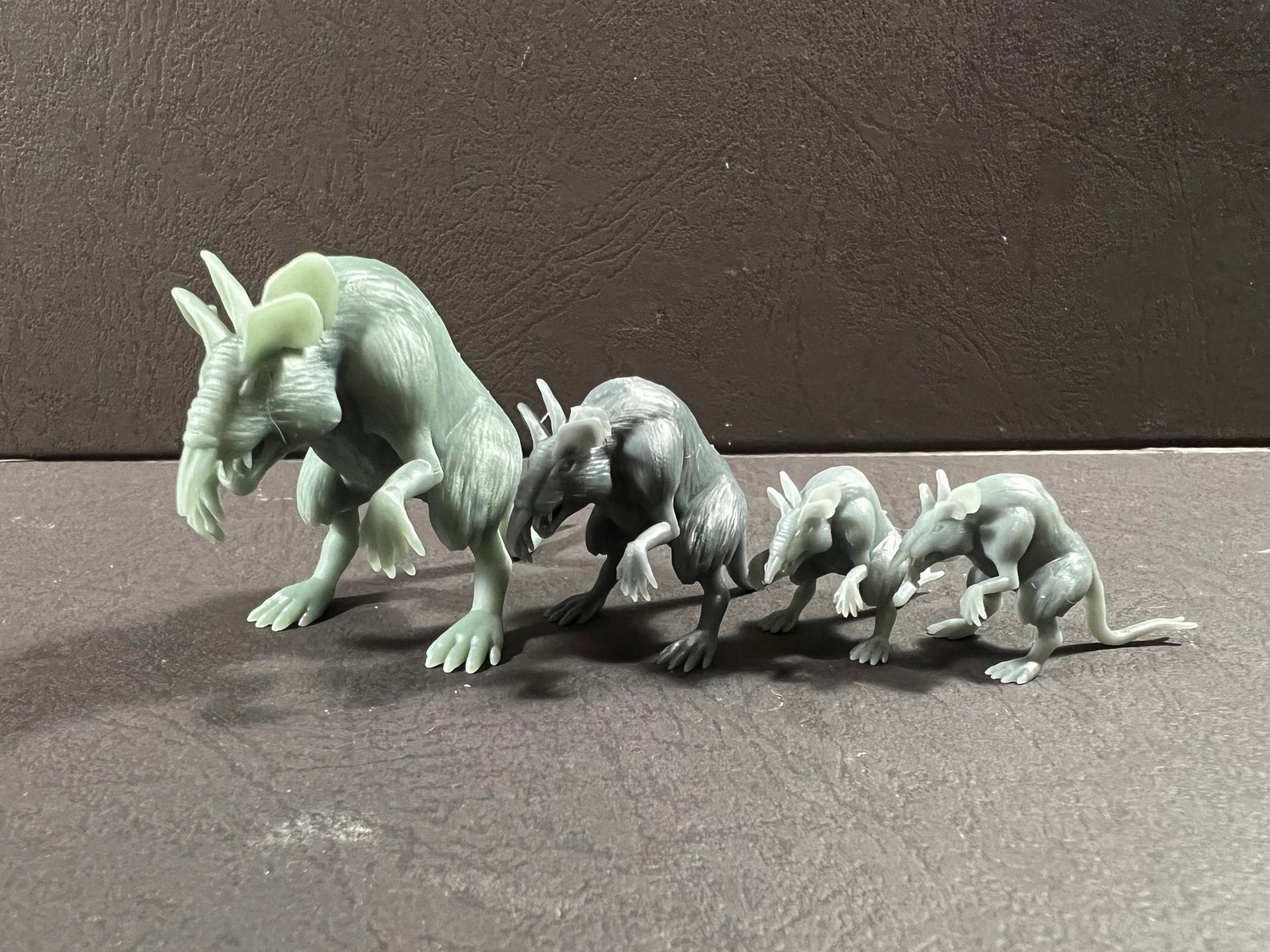 Womp Rat (three Sizes) - 3D Printed Model Kit- Vintage-style Star Wars ...