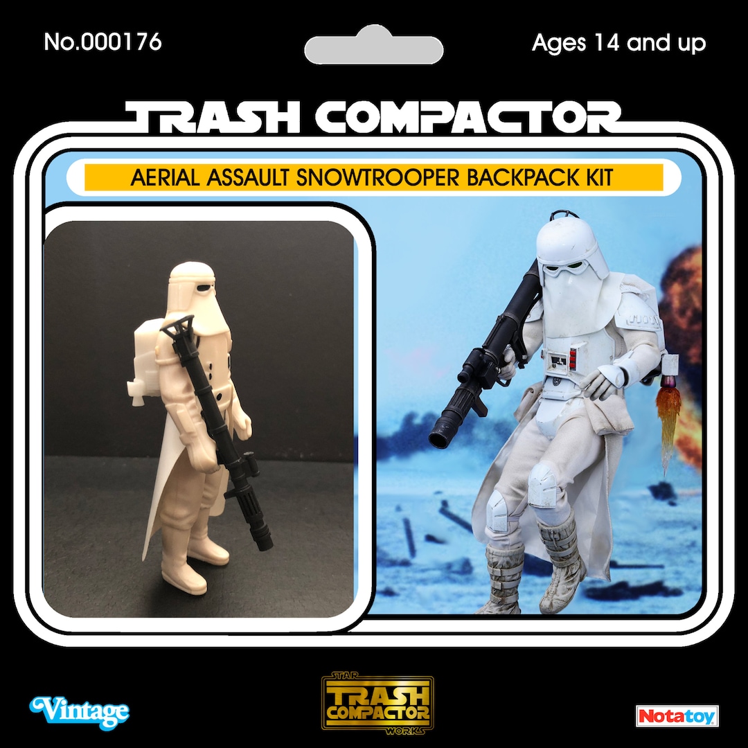 Ariel Assault Snow-trooper Backpack Kit- Vintage-style Star Wars Custom ...