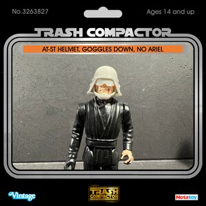 AT-ST Helmet four Options Vintage Fit Star Wars Custom 3.75 Scale - Etsy