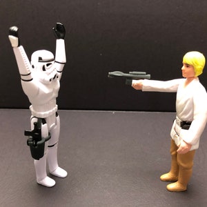 Luke Imperial Blaster- Vintage-style Star Wars Custom - Etsy