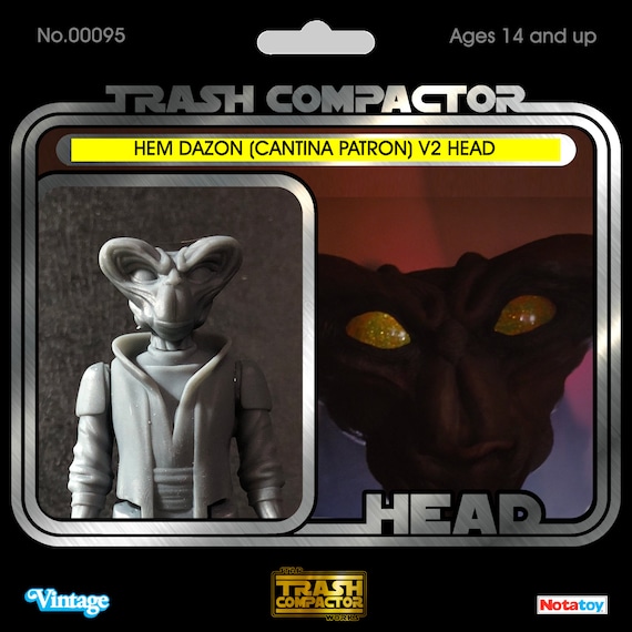 Hem Dazon cantina Patron V2 Head 3D Printed | Etsy