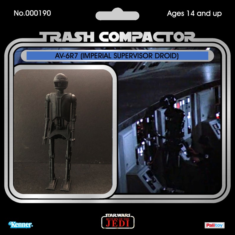 AV-6R7 imperial Supervisor Droid 3D Printed Model Kit - Etsy