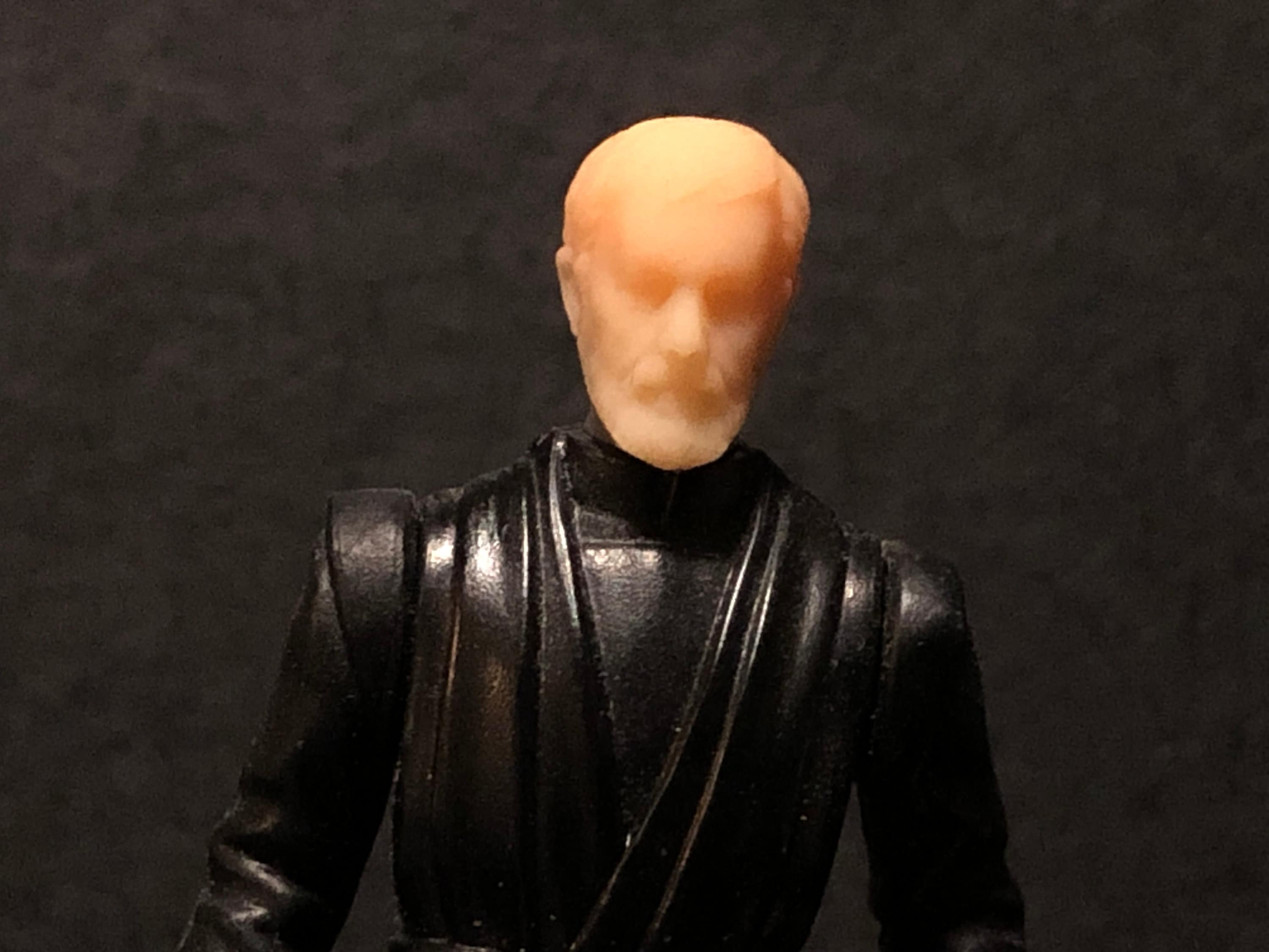 Obi-wan Kenobi Head (vintage Fit) - 3D Printed- Vintage-style Star Wars ...