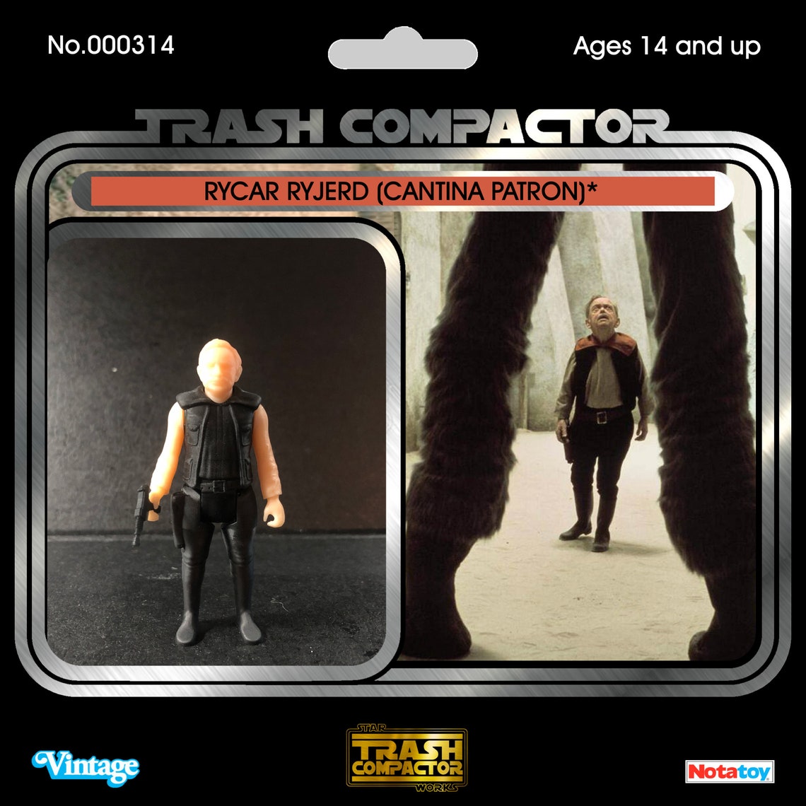 Rycar Ryjerd cantina Patreon 3D Printed Model Kit | Etsy