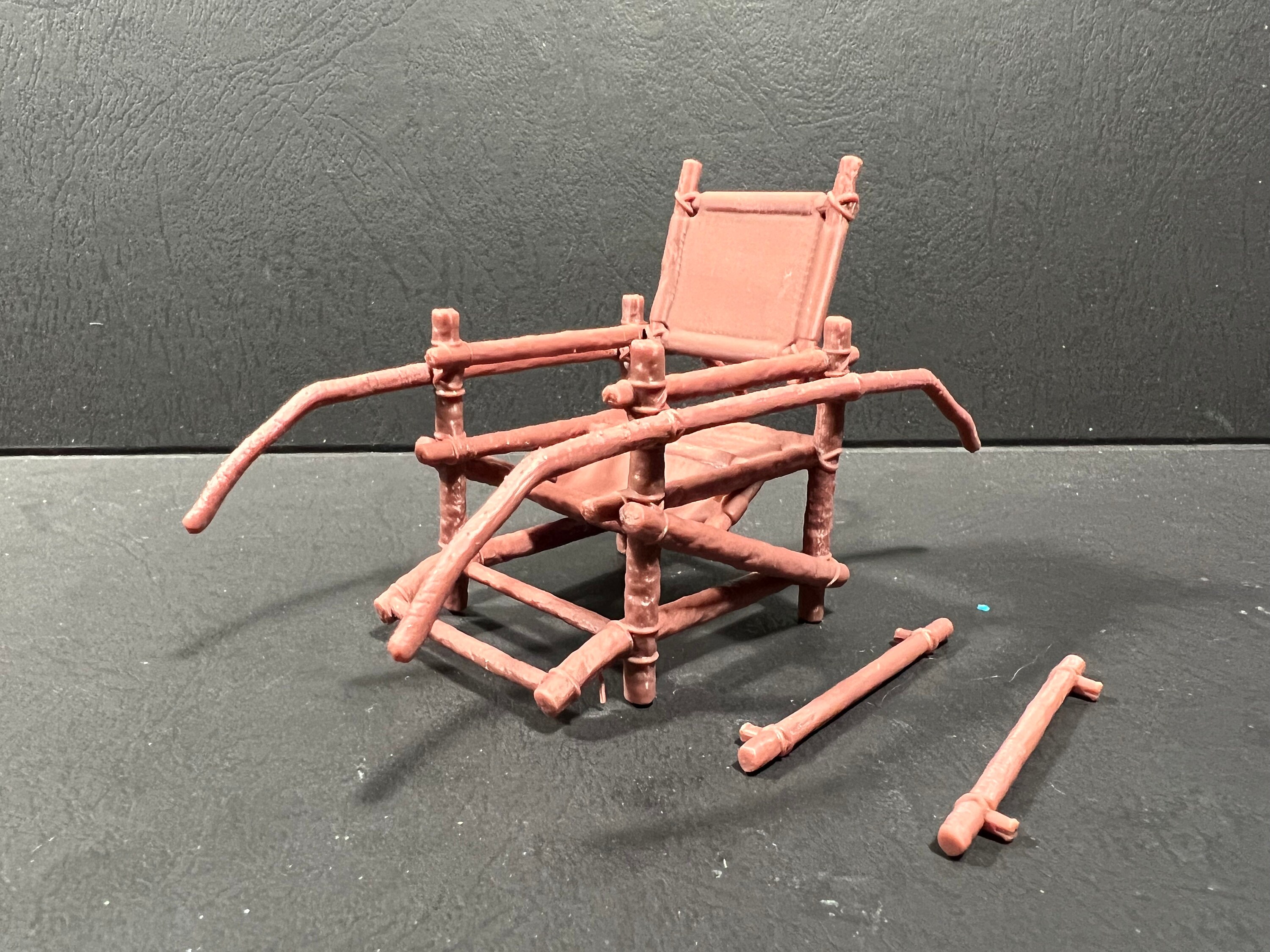 Ewok Golden One Throne - 3D Printed Model Kit- Vintage-style Star Wars ...
