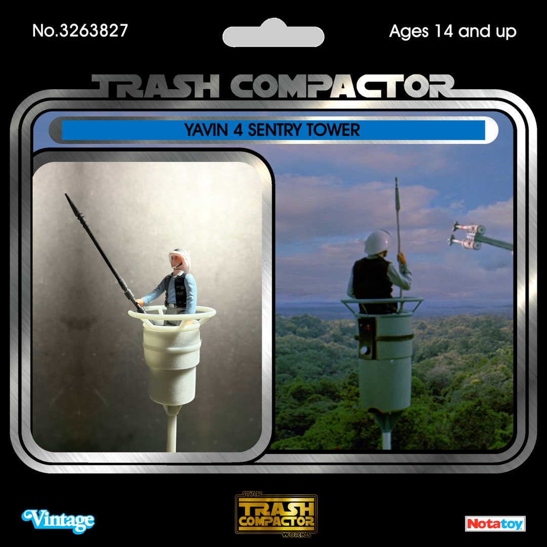 Yavin 4 Sentry Tower Kit - Vintage-style Star Wars Custom - 3D Printed - Etsy