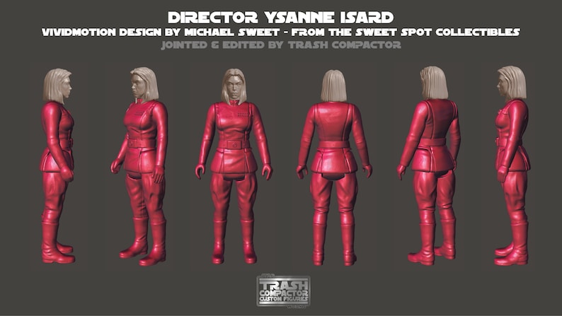 Director Ysanne Isard 3D Printed Model Kit - Etsy